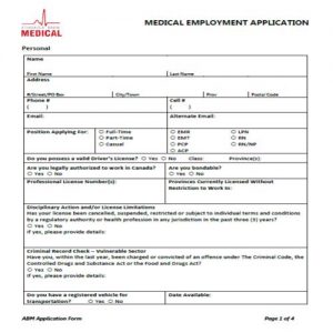 24 FREE Employment Application Form Templates - Besty Templates