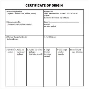 40+ Best Quality Certificate of Origin Templates & Examples |MS WORD ...
