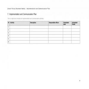 40+ FREE Editable Implementation Plan Templates - Besty Templates