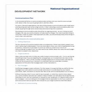 40 Official Communication Plan Templates - Besty Templates