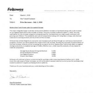 34 FREE Price/Rate Increase Letter Templates - Besty Templates