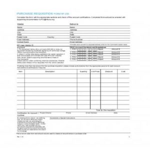 40+ Official Requisition Form Templates - Besty Templates