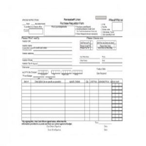 40+ Official Requisition Form Templates - Besty Templates