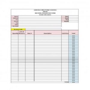 40+ Official Requisition Form Templates - Besty Templates
