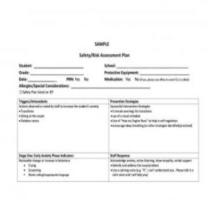 29 Effective Safety Plan Templates & Examples - Besty Templates