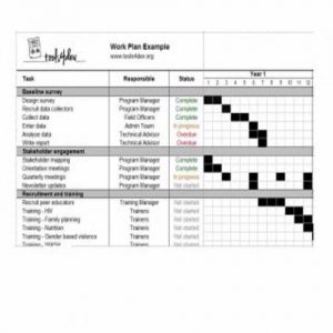 30 Editable Work Plan Templates - Besty Templates