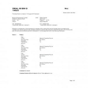 41+ FREE Deal Memo Templates - Besty Templates