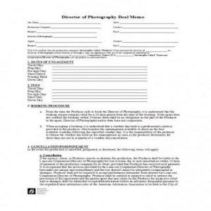 41+ FREE Deal Memo Templates - Besty Templates