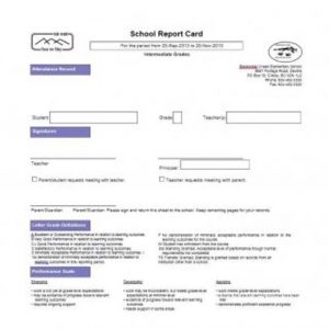 35+ Effective Report Card Templates - Besty Templates