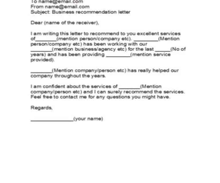 33+ Editable Business Reference Letter Templates - Besty Templates
