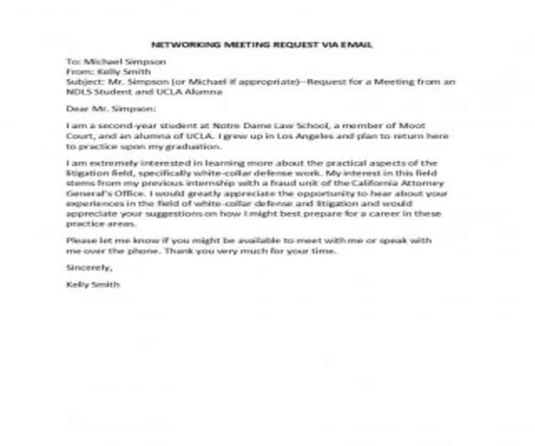 45 Official Meeting Request Email Templates - Besty Templates