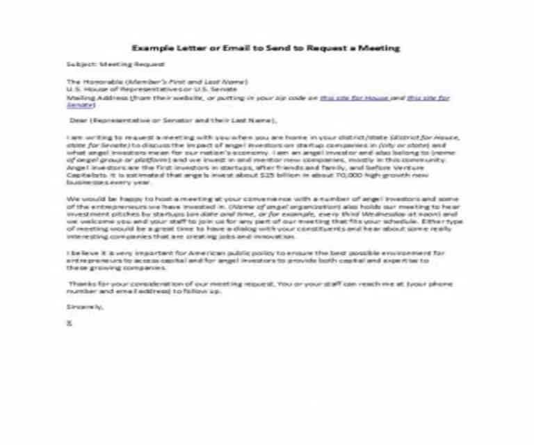 45 Official Meeting Request Email Templates - Besty Templates