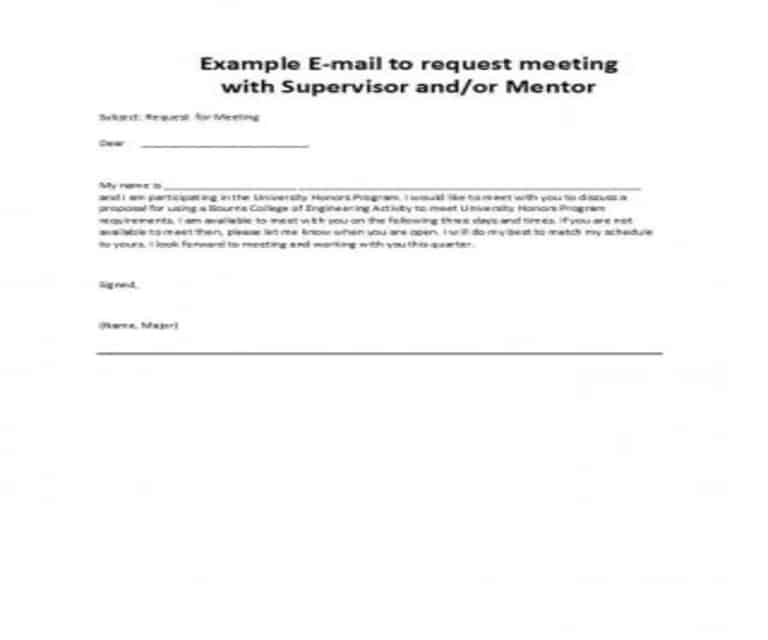 45 Official Meeting Request Email Templates - Besty Templates