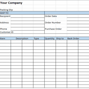 35 Practical Packing Slip Templates - Besty Templates