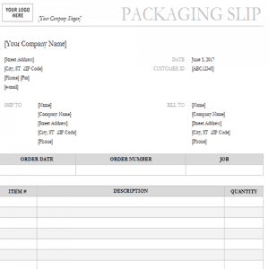 35 Practical Packing Slip Templates - Besty Templates