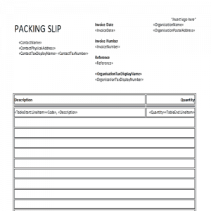 35 Practical Packing Slip Templates - Besty Templates