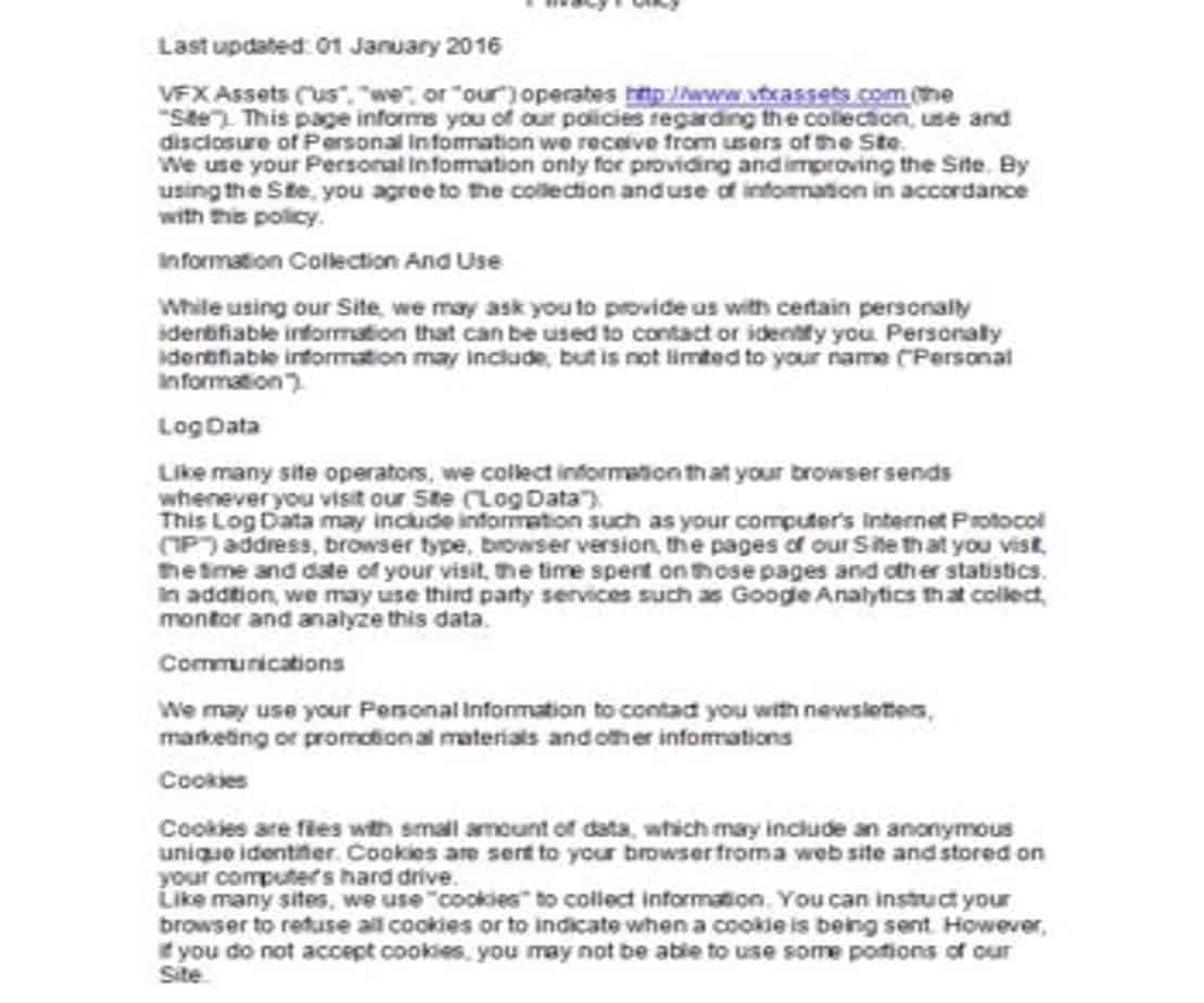 37+ Practical Privacy Policy Templates - Besty Templates