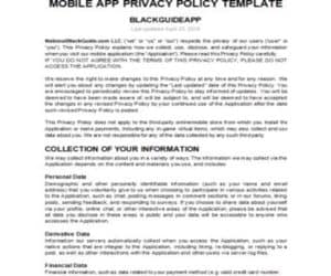 37+ Practical Privacy Policy Templates - Besty Templates
